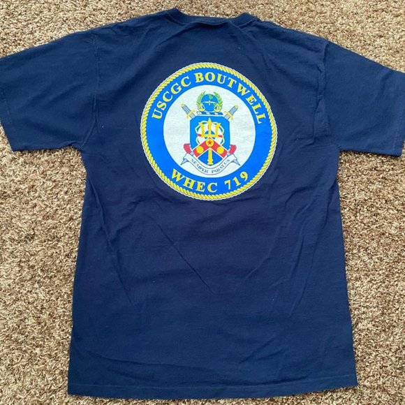 Shirts | New Us Coast Guard Uscgc Boutwell Whec719 Short Sleeve ...